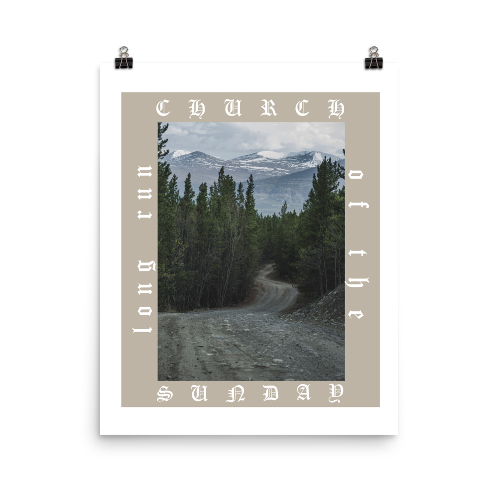 Church of Sunday Long Run Poster – The Harrier